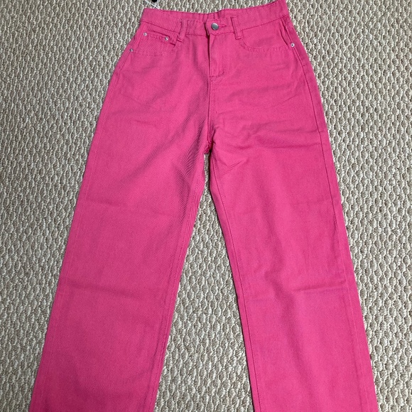 Jeans | Nwt Pink Relaxed Boyfriend Jeans | Poshmark